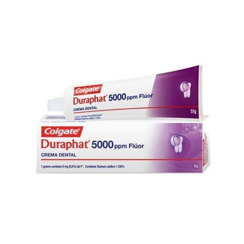 DURAPHAT 5000 PPM CREMA DENTAL FLUOR 51 GRAMOS