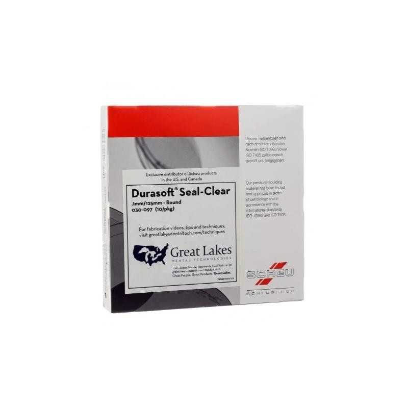 DURASOFT SEAL PLANCHA TERMOMOLDEO 0.1 X125 MM 10 UNIDADES Color ...